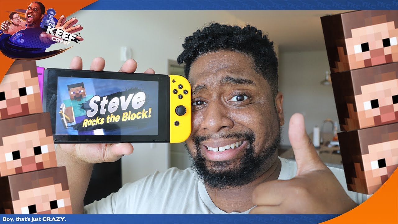 M-m-minecraft S-s-steve is the greatest DLC for Smash Ultimate. - YouTube