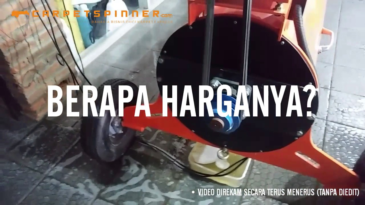 (Demo Produk Baru) Mesin Pengering Karpet JETSpin CR-5500 Carpet ...