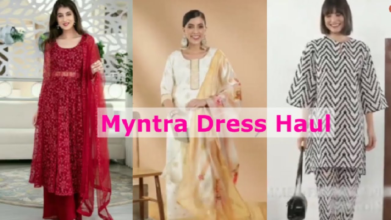 Beautiful myntra dress haul /#Trendy Fashion# - YouTube