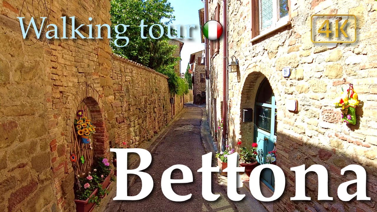 Bettona (Umbria), Italy【Walking Tour】History in Subtitles - 4K - YouTube