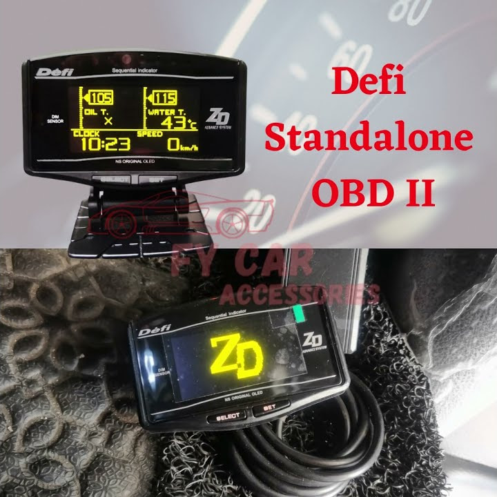 Defi Standalone OBD II - YouTube