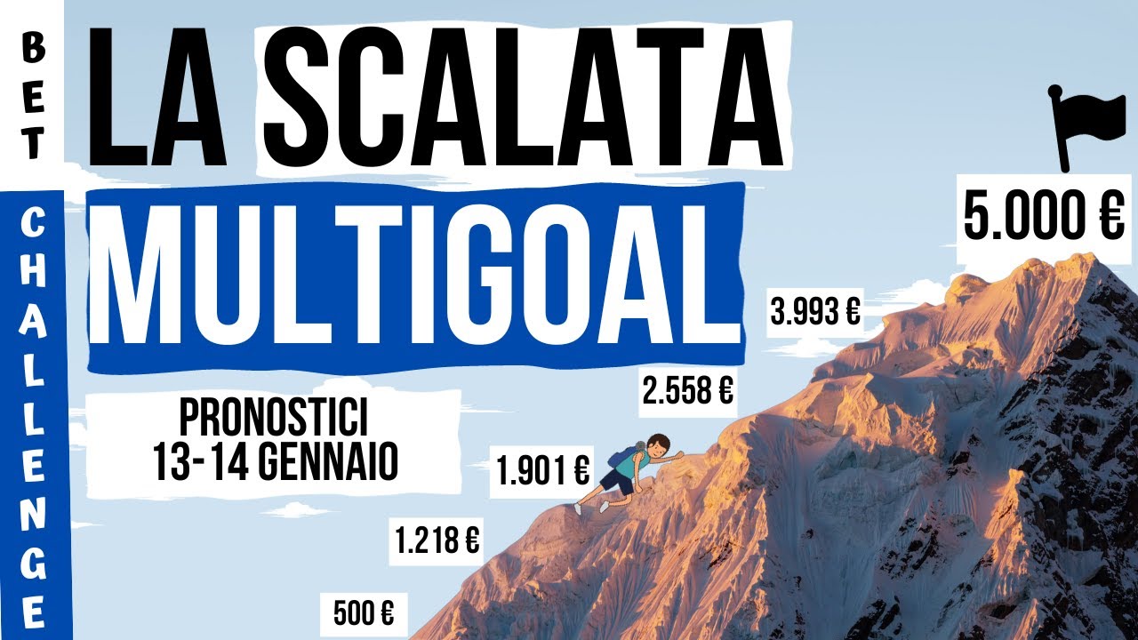 Scalata Multigoal: i pronostici del 13-14 gennaio - Puntata 19 - YouTube
