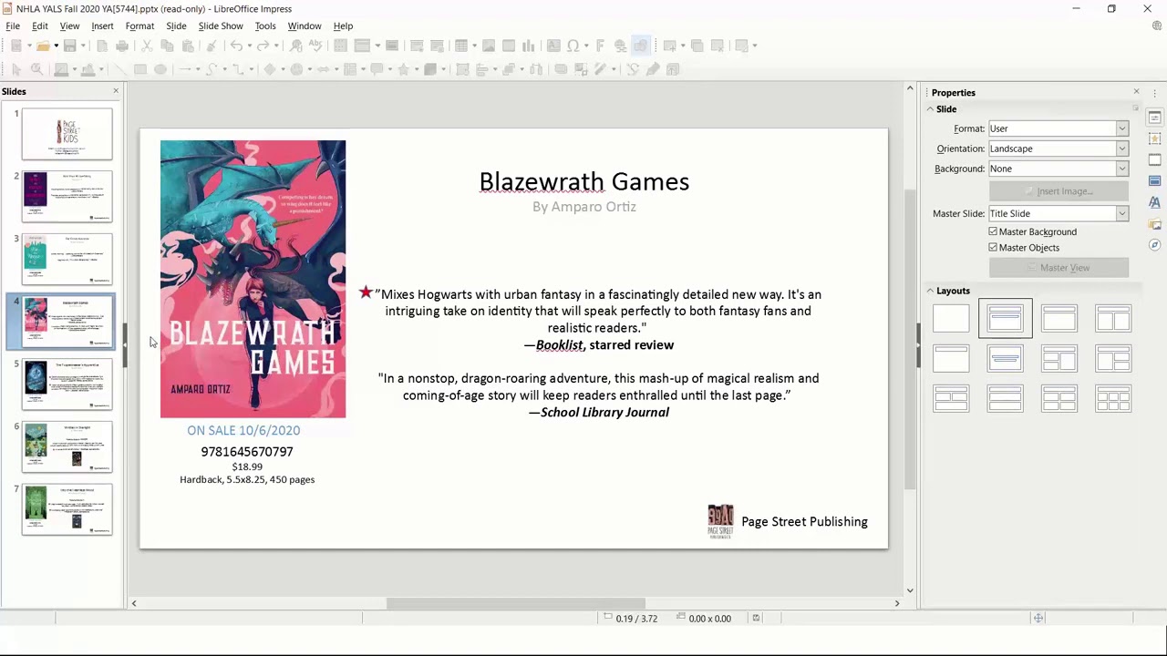 Page Street Publishing - YALS Book Buzz 2020 - YouTube