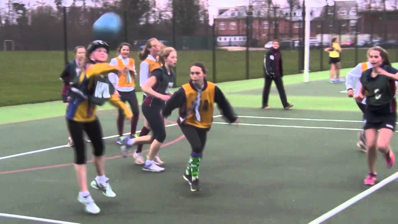 March Madness Netball at St Helen and St Katharine - YouTube