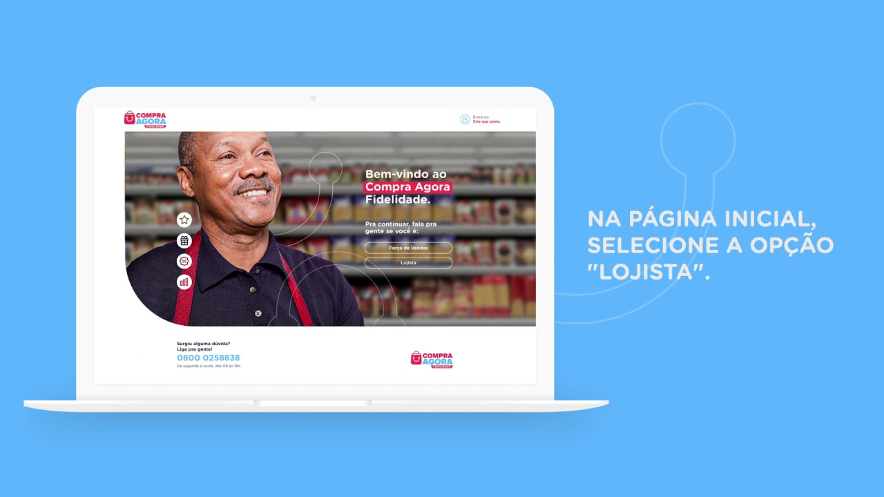 Veja como é feito o seu acesso no portal Compra Agora Fidelidade - YouTube