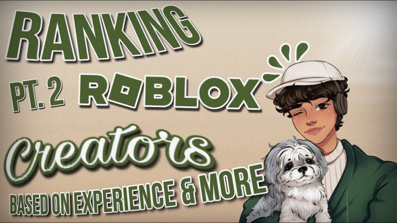 Ranking ROBLOX CREATORS PT. 2 | RblxData - YouTube
