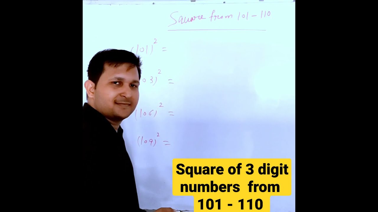 How To Find Square Of 3 Digit Numbers Short Trick By Vikas Sir YouTube How To Find Square Of 3 Digit Numbers Short Trick By Vikas Sir YouTube