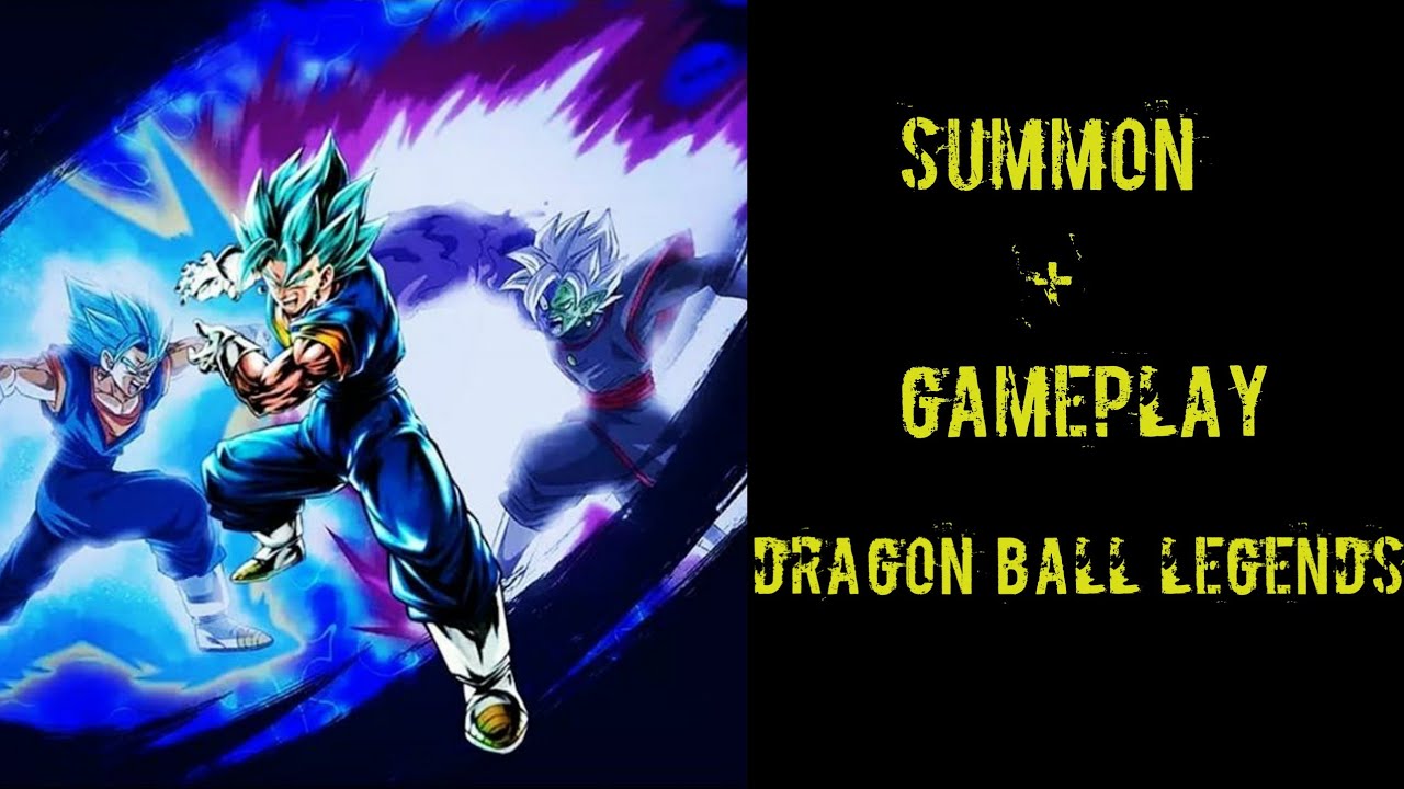 dragon ball legends (summon+gameplay) - YouTube
