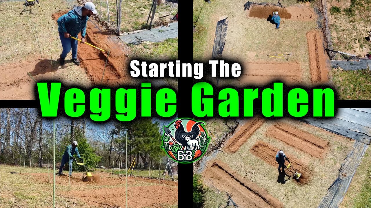 Starting a New Garden Plot! Tilling, Fertilizing & Crop Layout | Spring ...