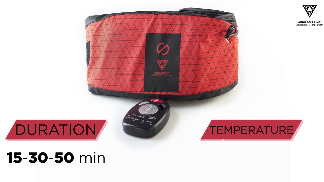 Abdo Belt S - Vibrating Belt with Sauna Effect – KandStore.com - YouTube