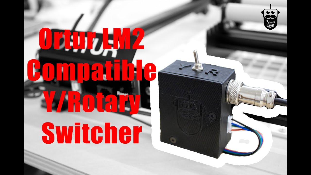 Ortur Laser Master 2 Y/Rotary Axis Switcher - YouTube