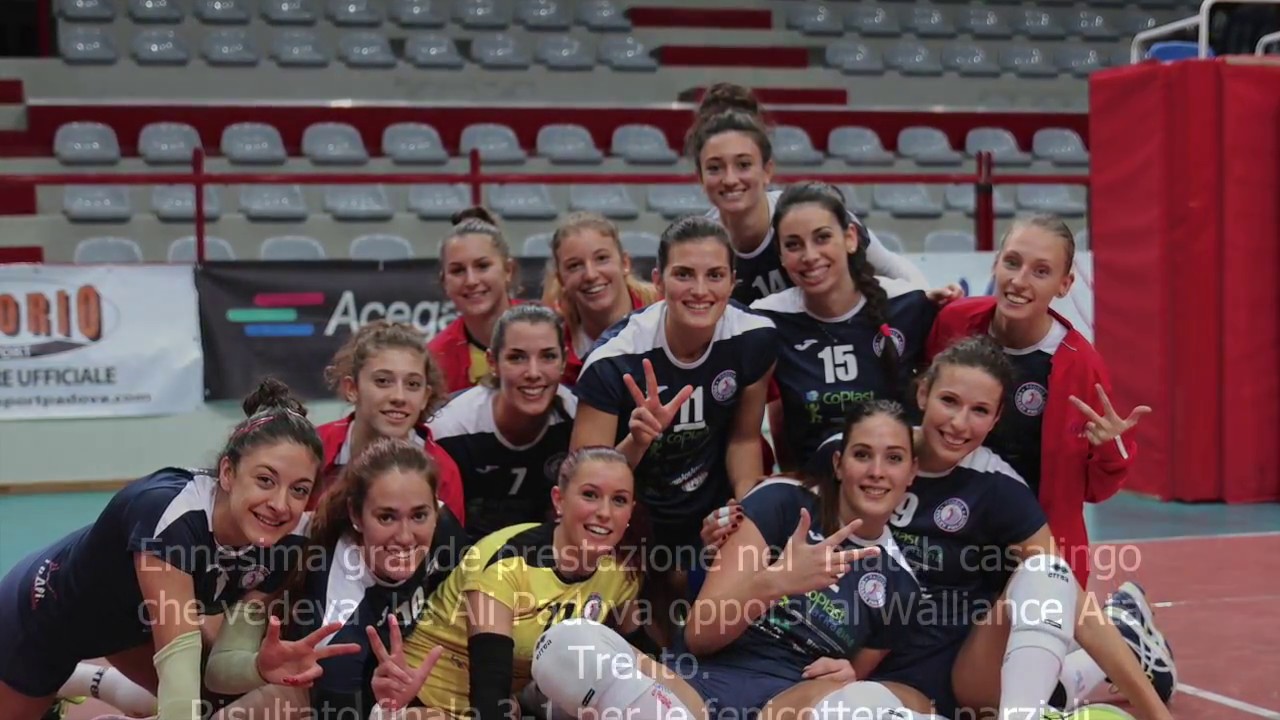 Le Ali Volleyproject Padova vs Walliance Ata Trento - YouTube