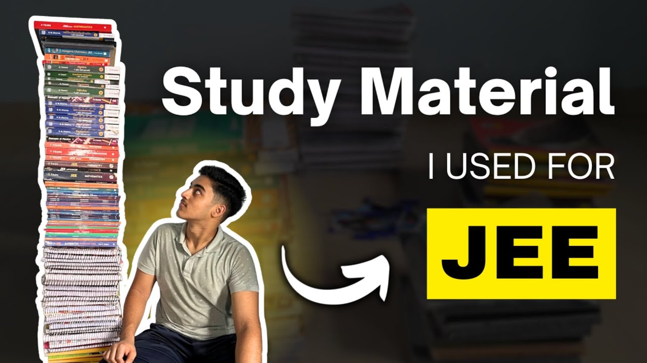 Study Material for JEE that Got me into IIT🔥 - YouTube