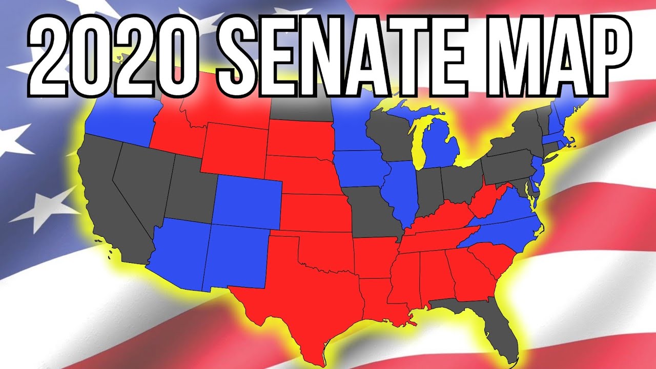 New 2020 Senate Election Map Prediction - YouTube