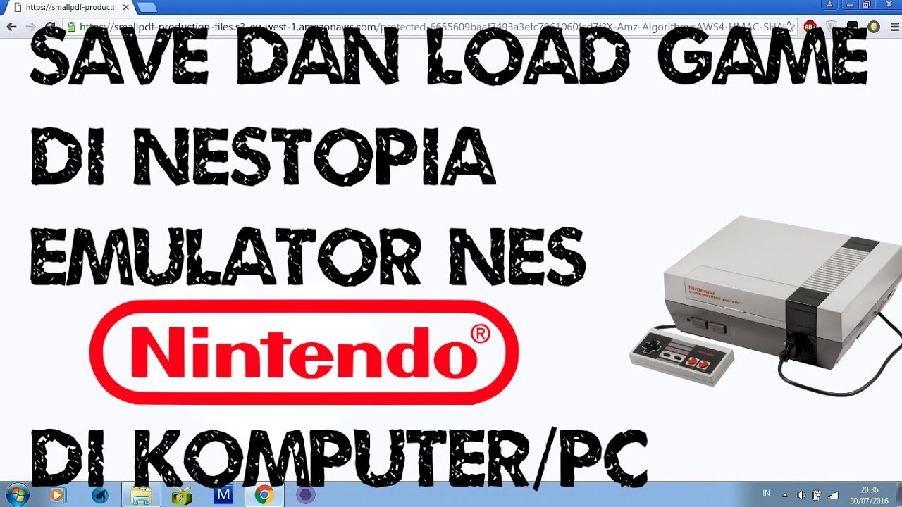 Cara Save dan Load Game di Nestopia Emulator NES Nintendo di PC ...