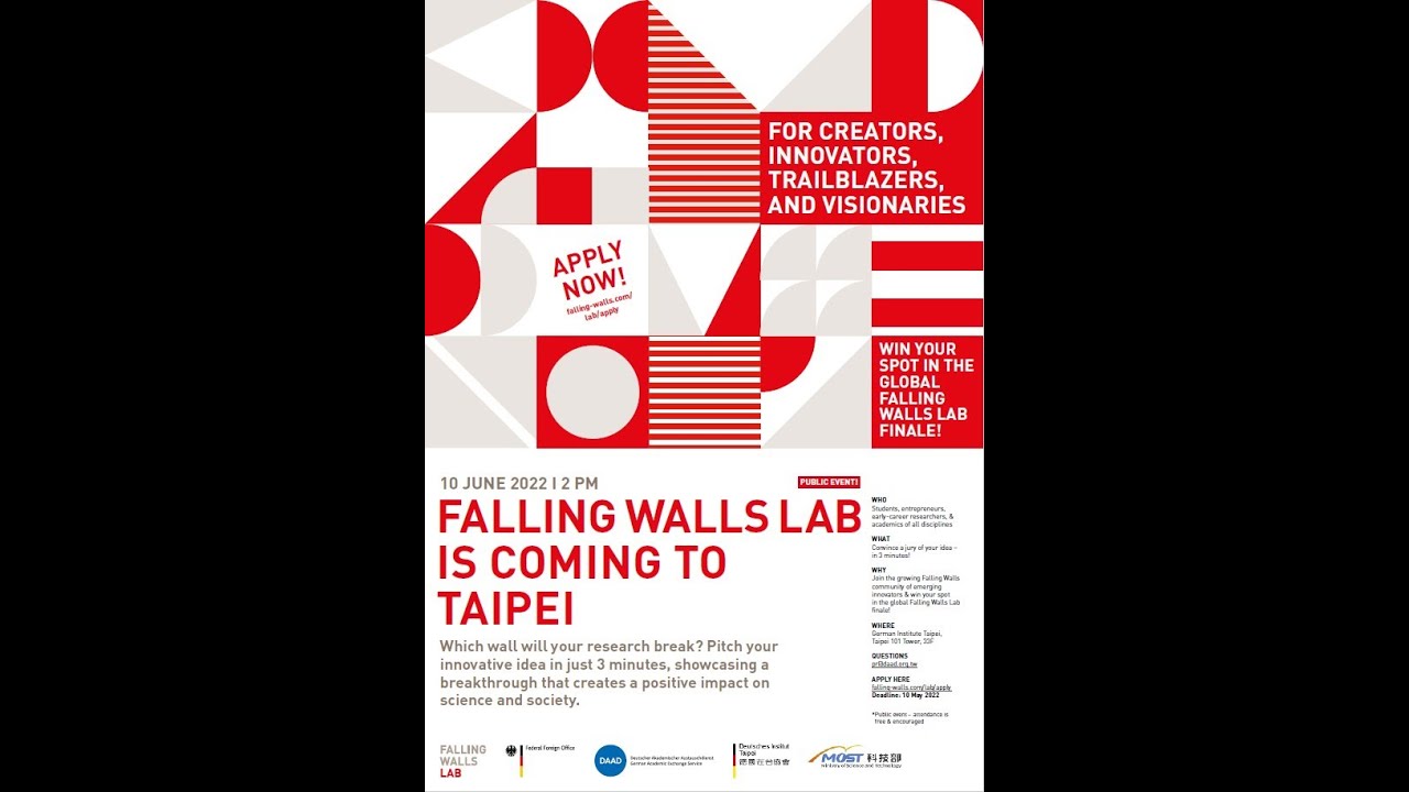 Falling Walls Lab Taipei 2022 - YouTube