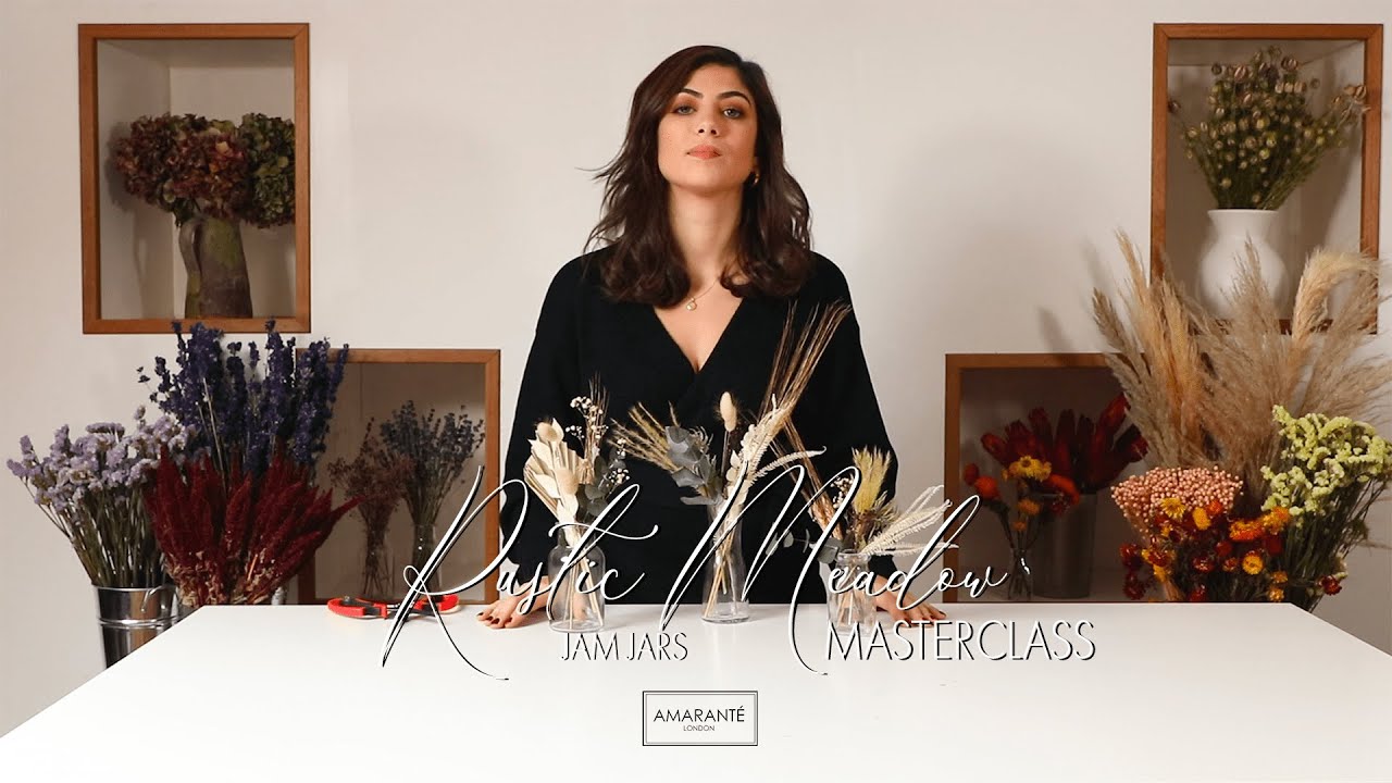 Rustic Meadow Jam Jars DIY Masterclass - YouTube