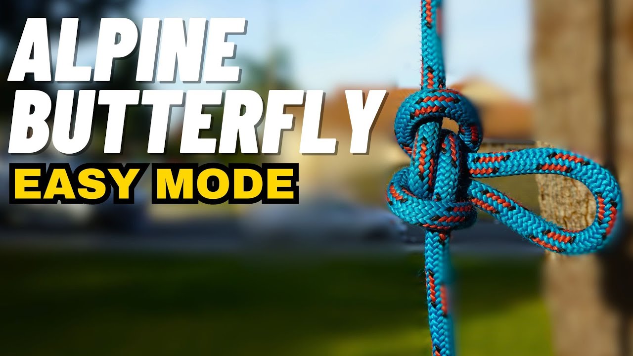 How to Tie The Alpine Butterfly Knot, The RIGHT Way - YouTube