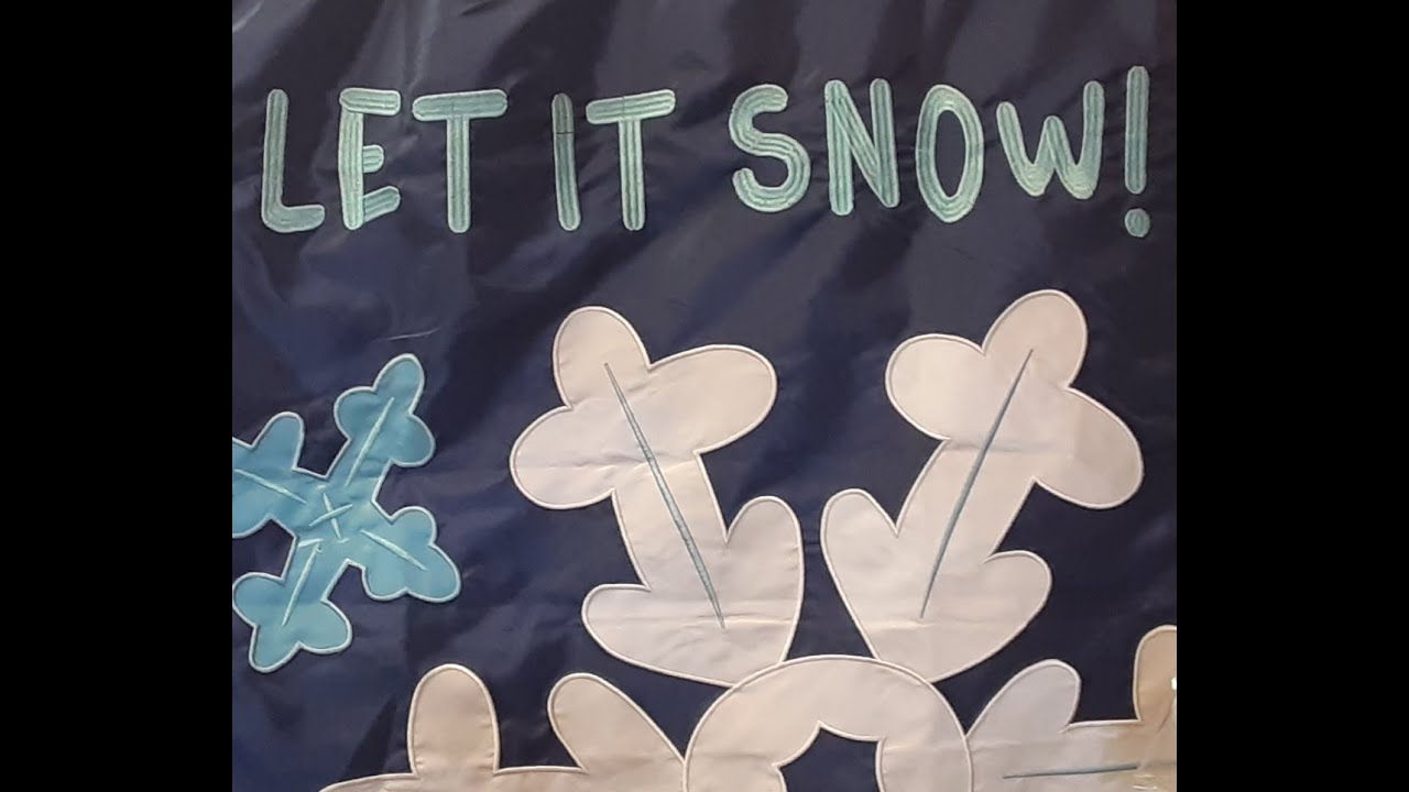 LET IT SNOW FLAGS - YouTube