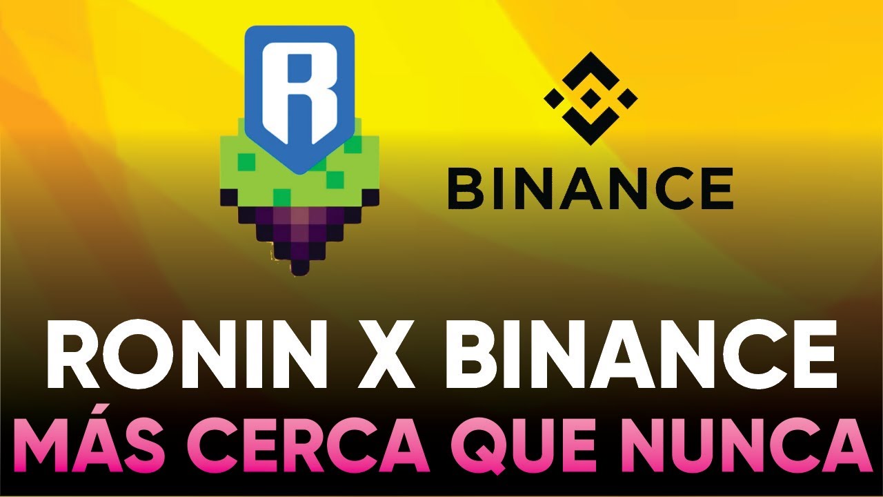 🚨 ULTIMAS NOTICIAS: MOVIMIENTOS DE RON POR BINANCE | Axie Infinity ...