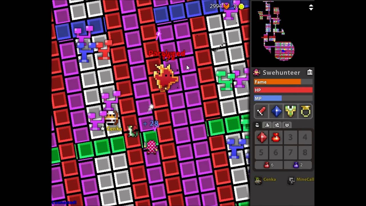 Rotmg - White Bags pots and more - YouTube
