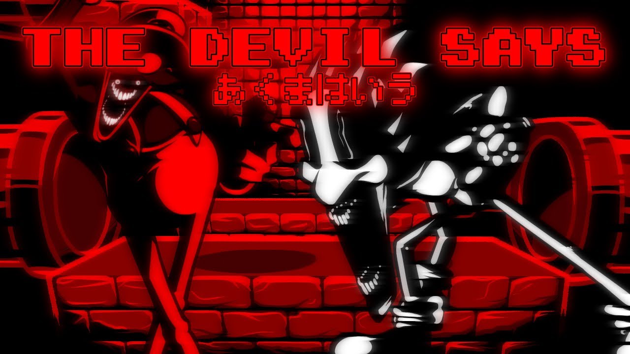 THE DEVIL SAYS but Mr.Virtual and No More Innocence sings it 【FNF cover ...