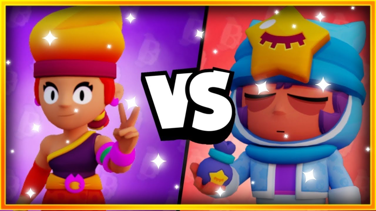amber vs sandy- brawler vs brawler- brawl stars - YouTube