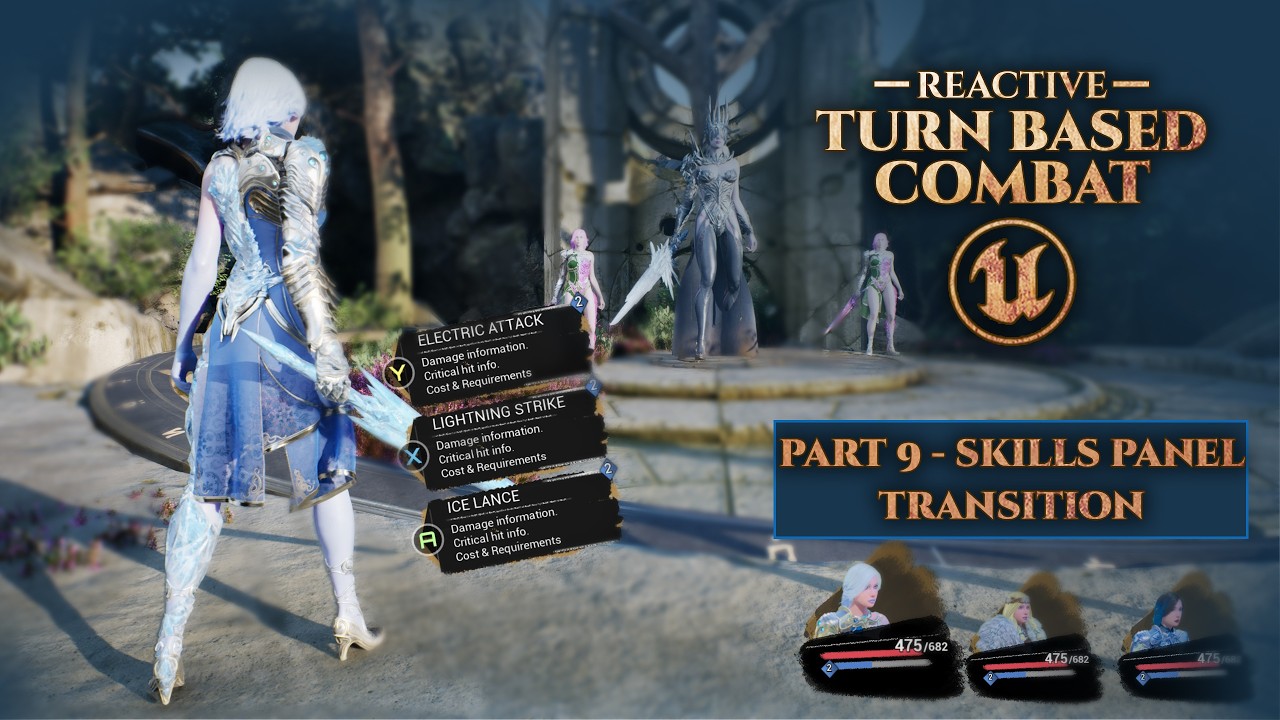 Unreal Engine Reactive Turn Based Combat Tutorial Series #9 - Skills ...