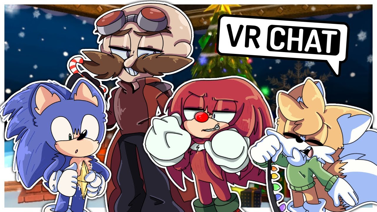 Team Movie Sonic Celebrate Christmas With Movie Eggman In VR CHAT ...