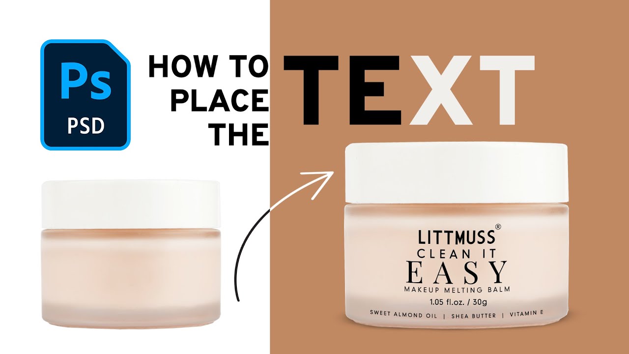 ADOBE PHOTOSHOP | HOW TO PLACE THE TEXT IN A JAR | IQBAL ALAM - YouTube