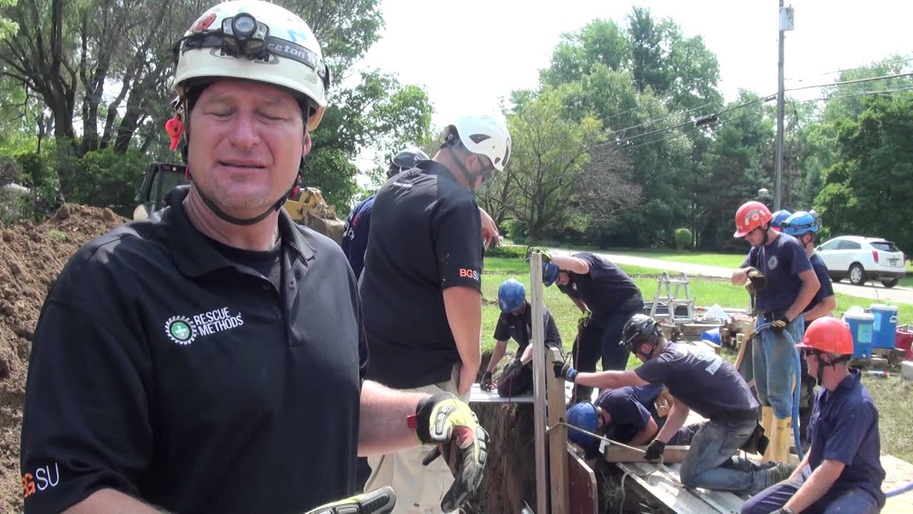 Trench slough with outside wale overview - YouTube