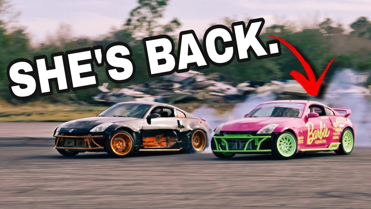Best tandems YET in the 350Z (Almost hit Adam?!) - YouTube