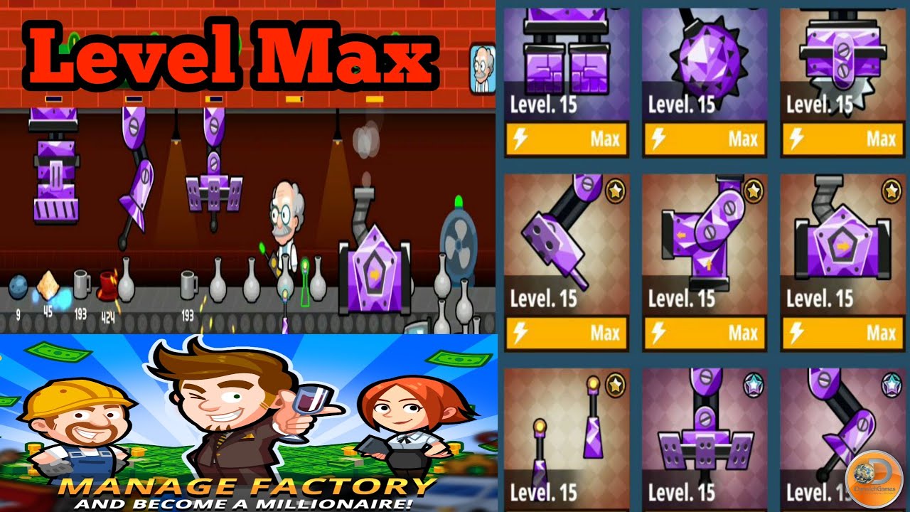 Factory Inc - All Machine Max Level - Walkthrough Part 3 Gameplay - YouTube