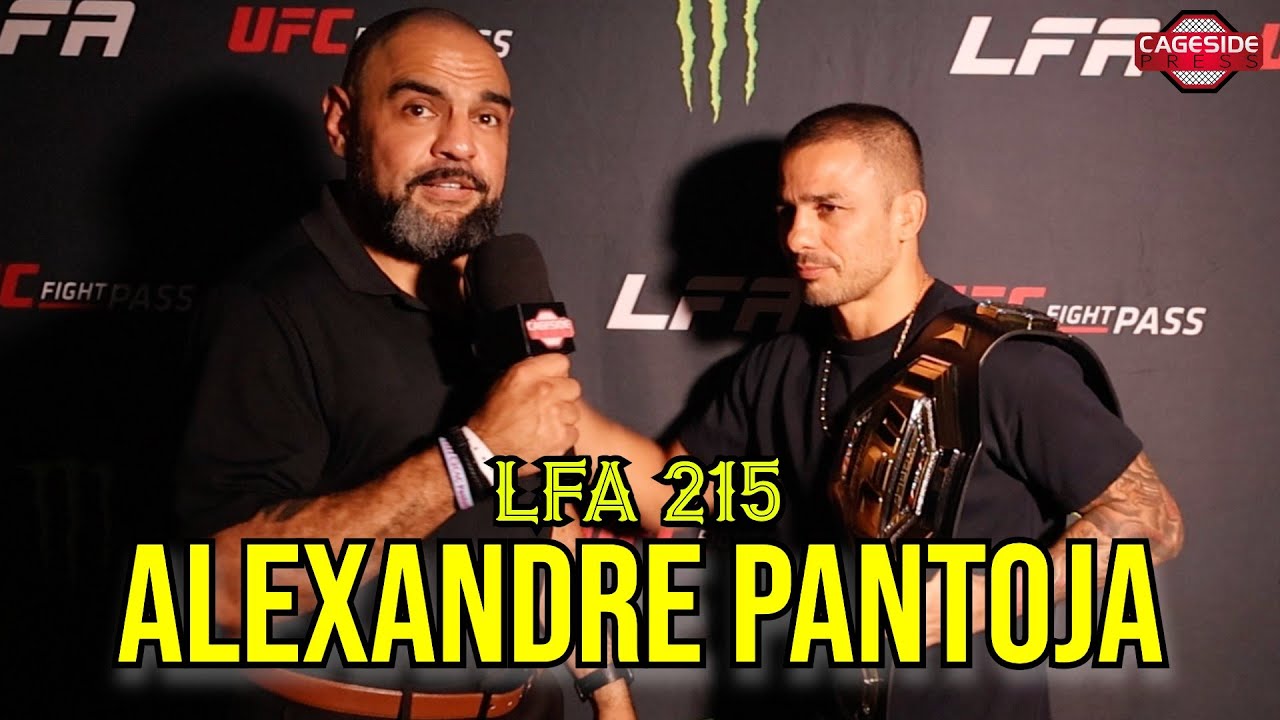 UFC Flyweight Champion Alexandre Pantoja Takes In LFA Ventura, Talks ...