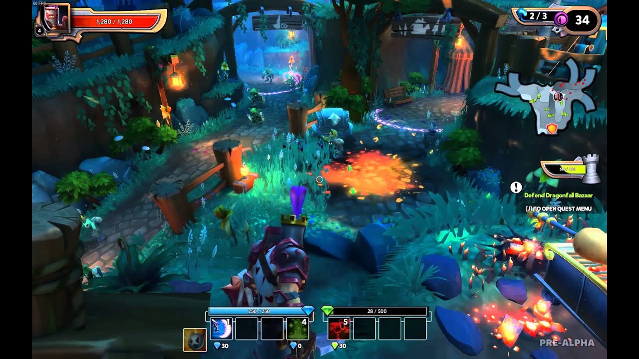Dungeon Defenders II: campaign map 1 - YouTube