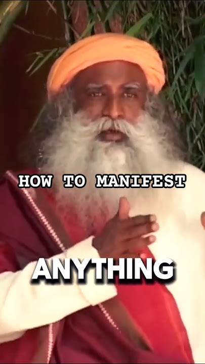 How to Manifest What You Really Want #shorts #Sadhguru #LawOfAttraction - YouTube