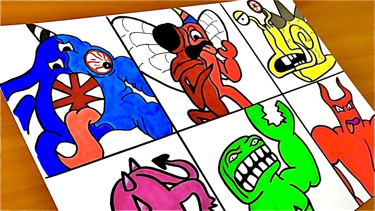 DRAWING GARTEN of BANBAN BECOME MUTANTS?! - YouTube