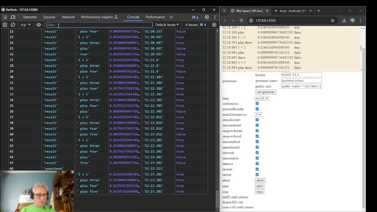 Web API Speech Analyzer/Video 15 added additional results - YouTube