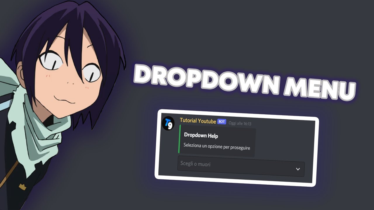 Come creare un Dropdown Menu - discord.js - YouTube
