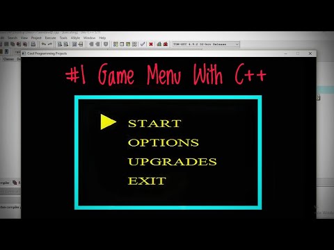 #1 Game Menu Created Using C++ | Graphics in c++ | Cool Programming Projects #shorts - YouTube