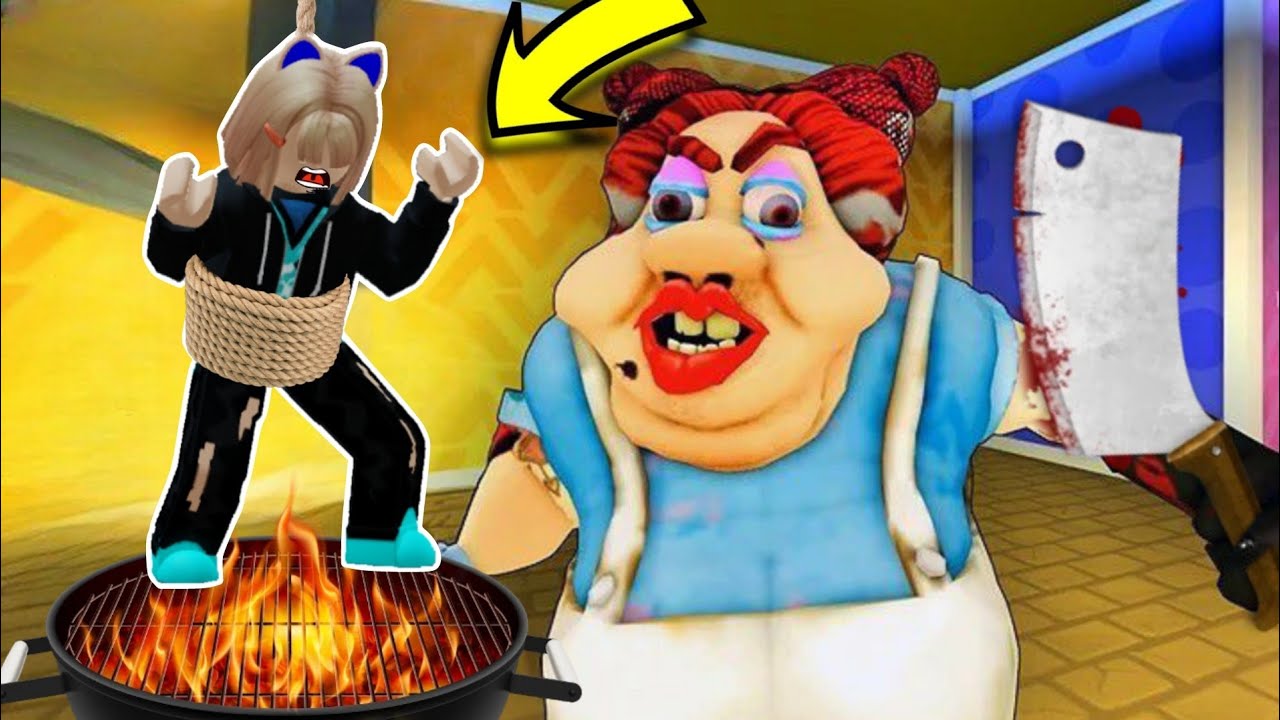 Escape evil lunch lady in Roblox game || Gameplay in hindi || Moreblox ...