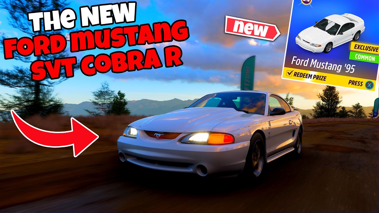 EASIEST WAY TO UNLOCK THE ALL NEW FORD MUSTANG SVR COBRA R IN FORZA ...