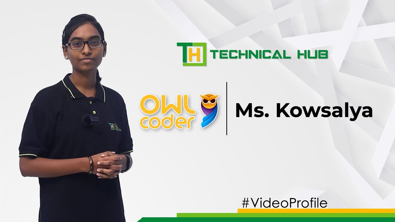 Ms.Kowsalya | Video Resume | Technical Hub - YouTube