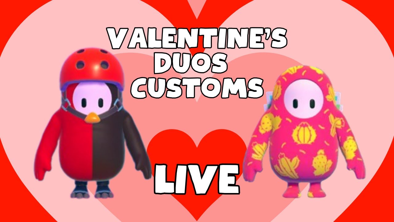 FALL GUYS VALENTINE'S DUOS CUSTOMS featuring MISSHIBA (@Misshiba333 ...