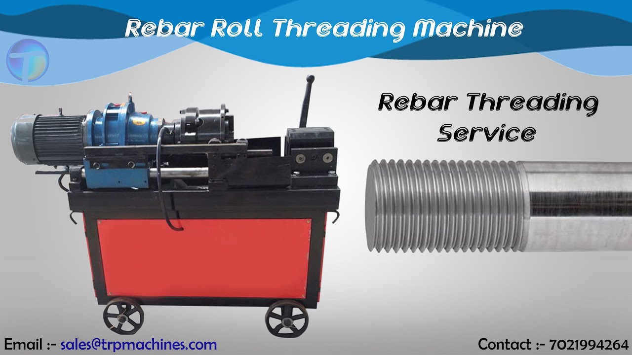 TRP Rebar Roll Thread Machine | Roller Thread Machine | Rebar Threading ...