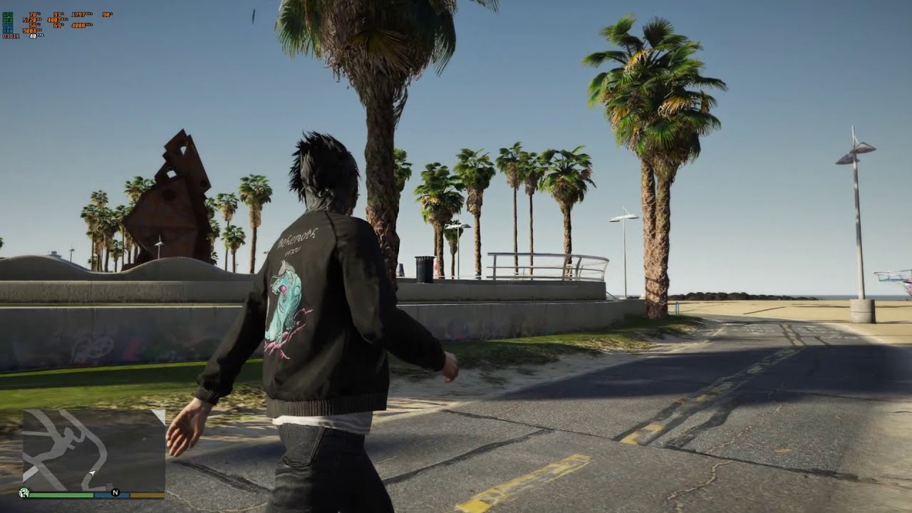 GTA V - Natural Vision + Visual V + Ultra graphics - Test - YouTube