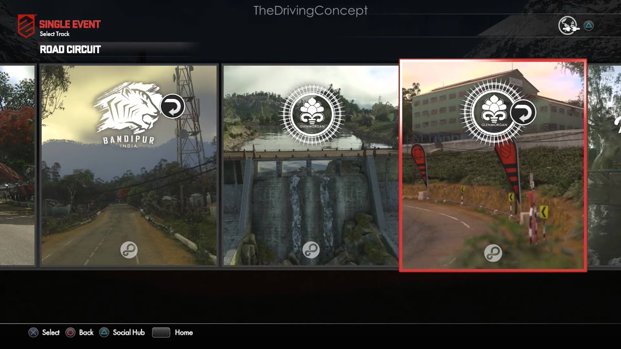 Driveclub - Track List and Event Settings - YouTube
