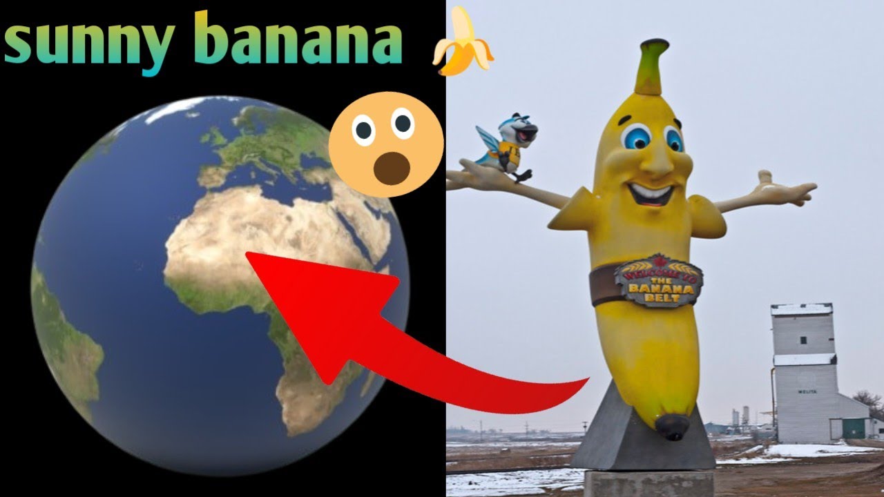 I found sunny the banana 🍌 on goole earth ||map - YouTube
