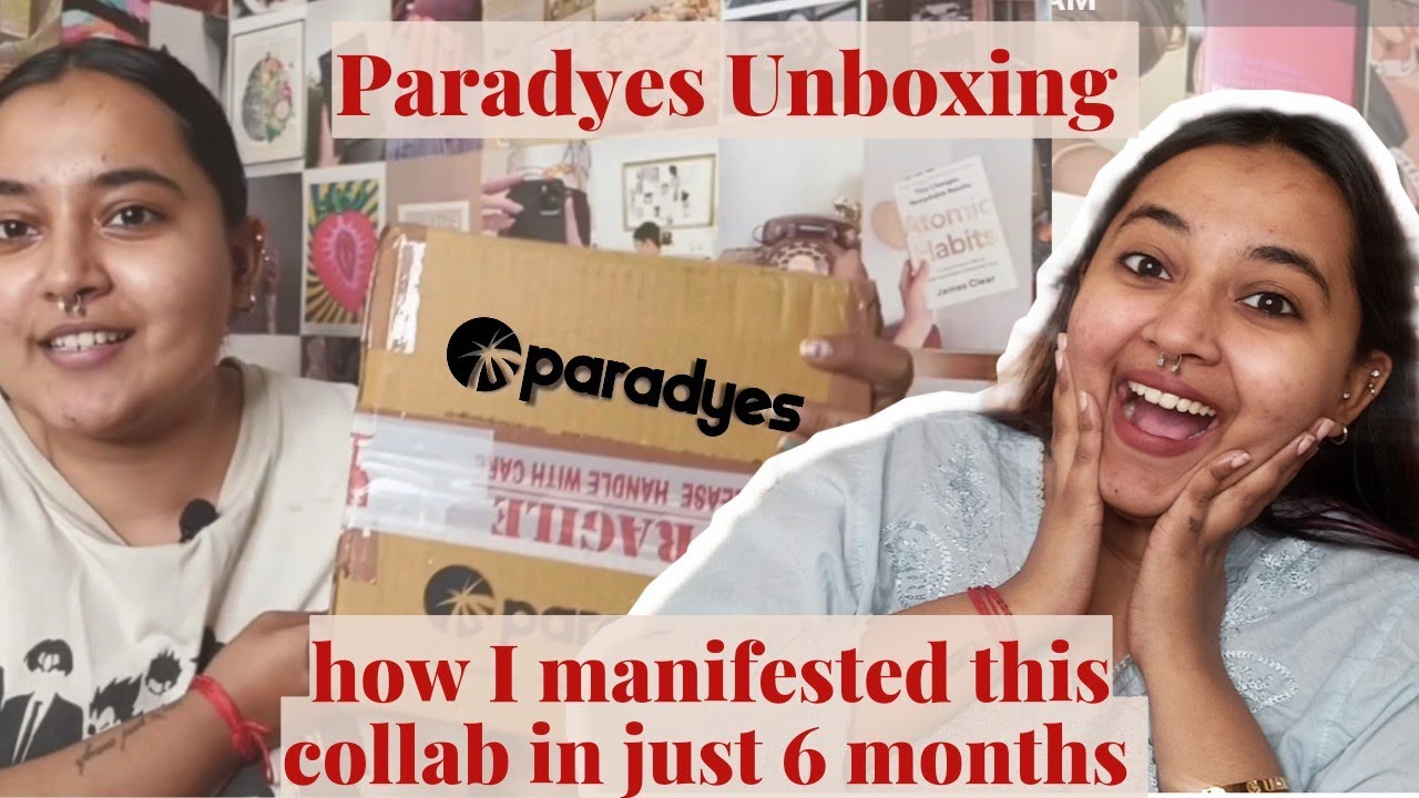 paradyes unboxing+how I manifested this collab in just 6 months! - YouTube
