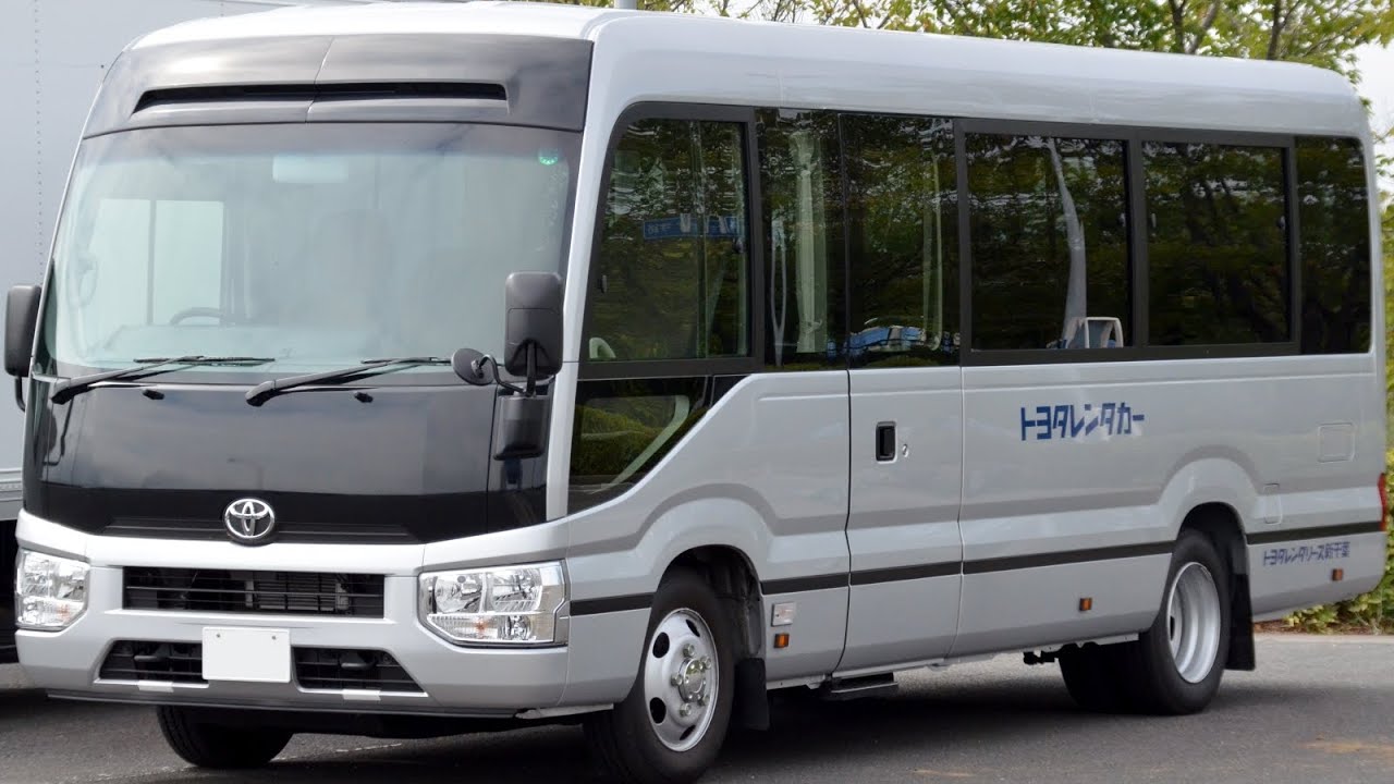 Toyota Coaster(Hino Liesse II) Evolution - YouTube